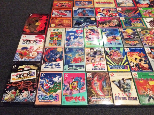 The Complete Konami Famicom Set – Nintendo Sega Japan!