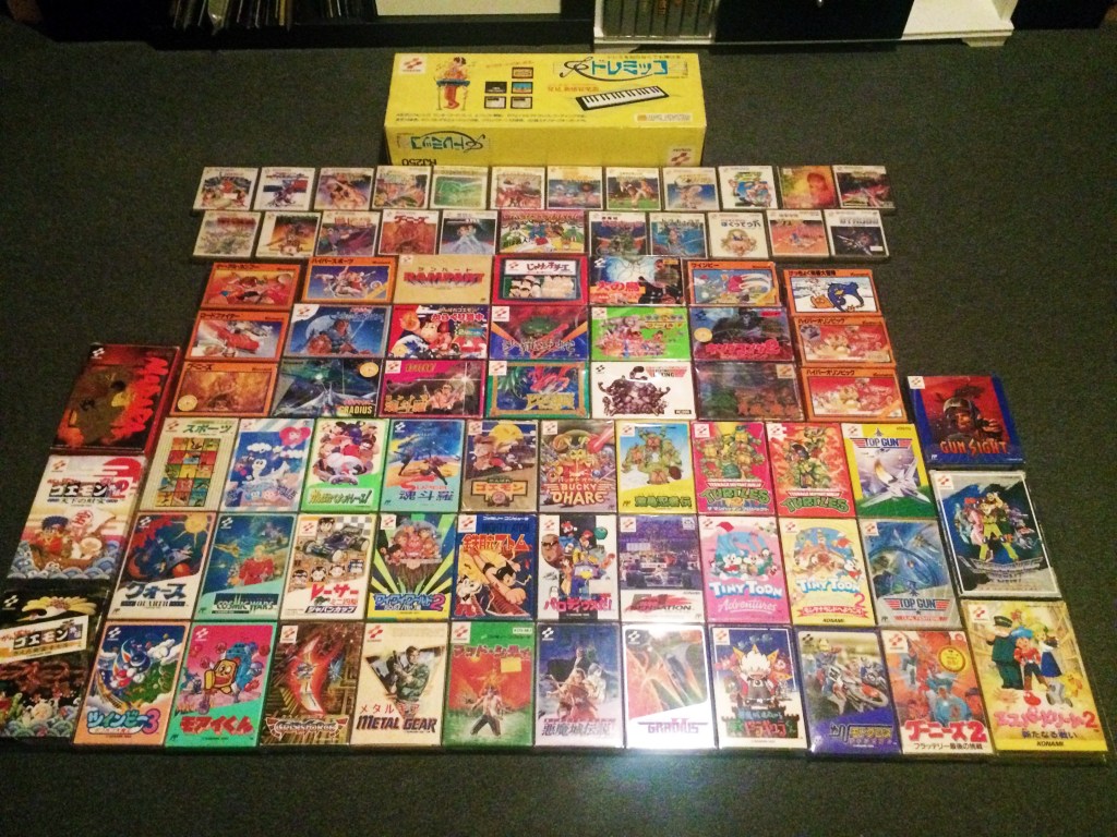 The Complete Konami Famicom Set – Nintendo Sega Japan!