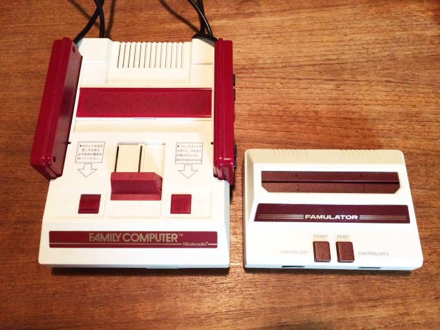 Famulator (ファミレータ) Famicom clone (+mod to fix the audio) – Nintendo ...
