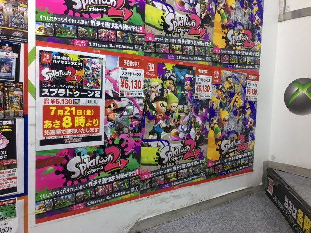 Nintendo Switch and Splatoon Madness in Japan Part 1 – Nintendo Sega Japan!