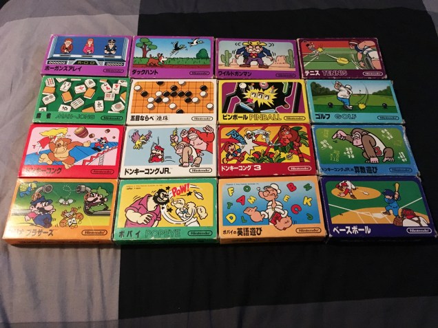 Complete Nintendo Small Box Famicom Game Set – Nintendo Sega Japan!