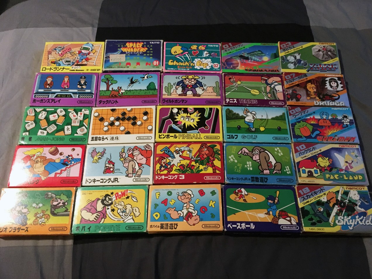 Complete Nintendo Small Box Famicom Game Set – Nintendo Sega Japan!